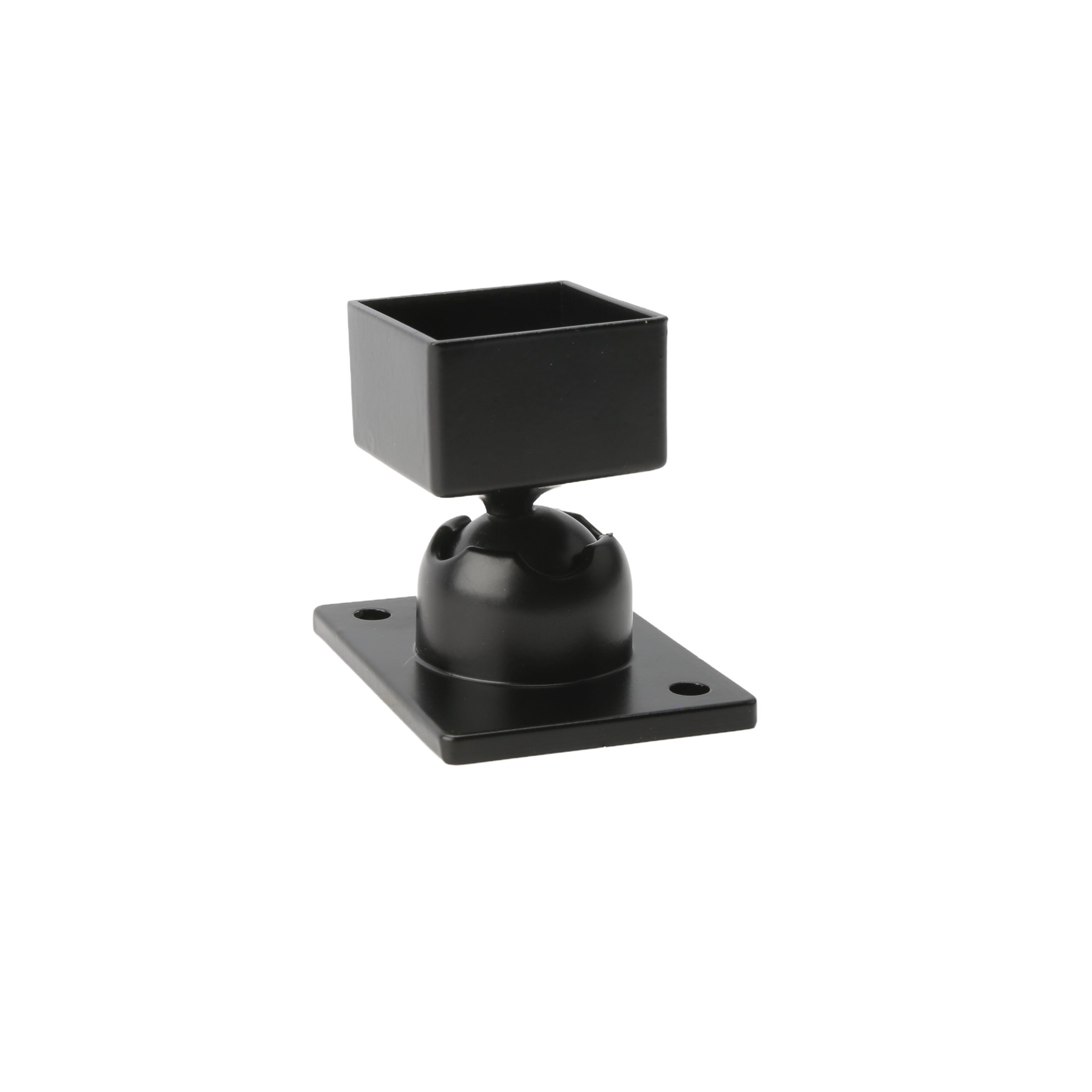 1 1/2" Sq. Adjustable Swivel Ball Rail Bracket for Aluminum Fence Posts ...