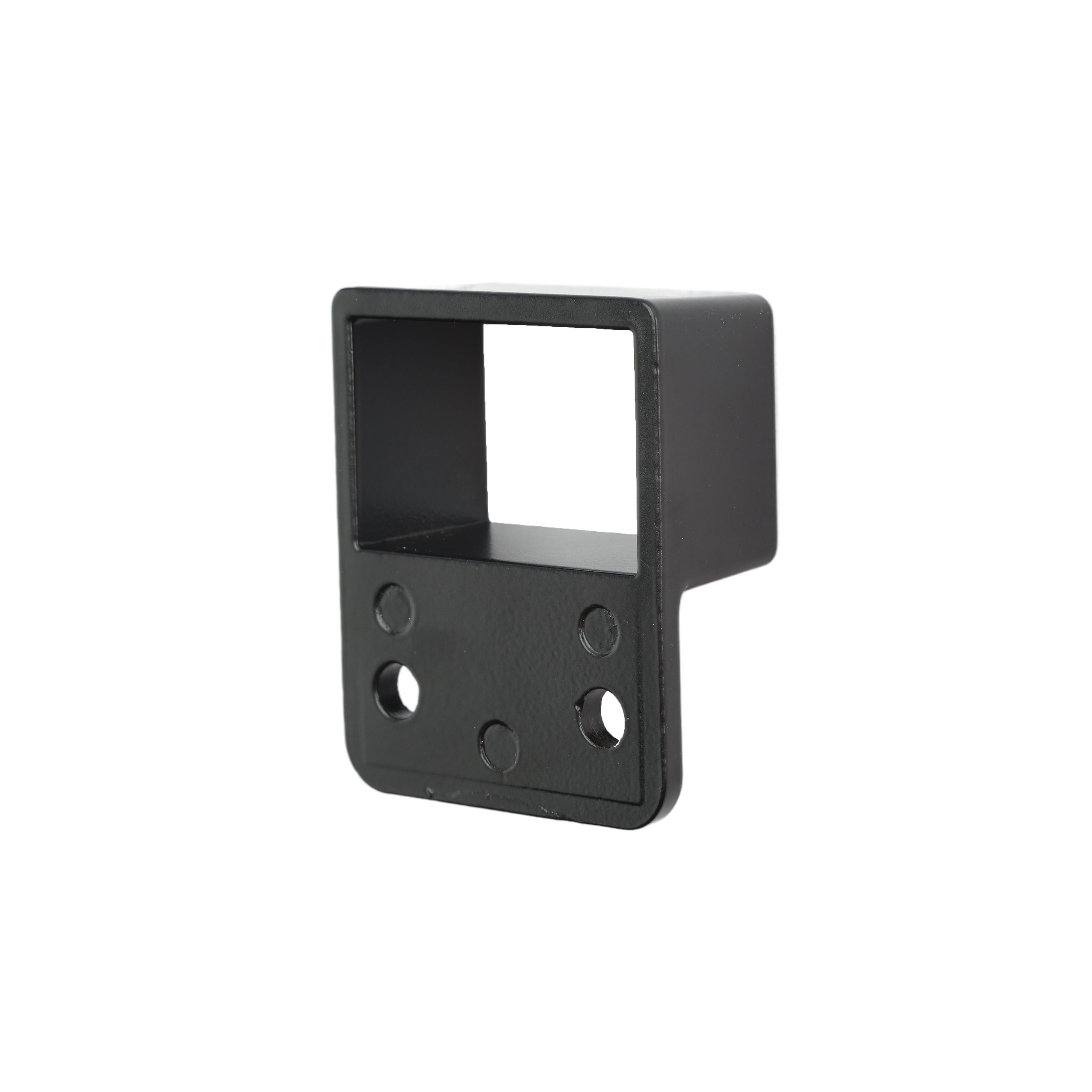 1" High x 1 5/8" Wide Aluminum Fence Stationary Wall Mount Rail Bracket ...